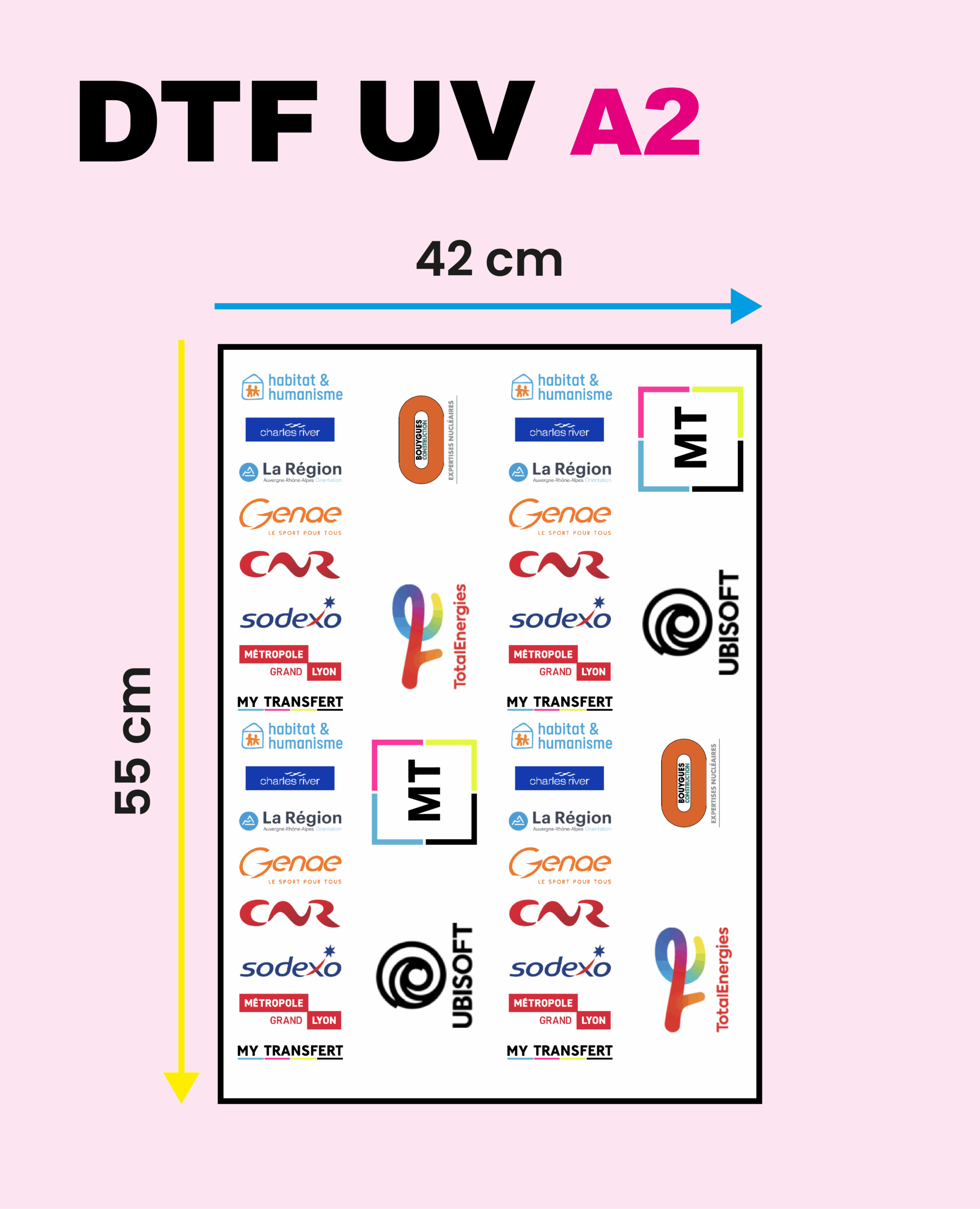 Impression DTF UV A2 - My transfert DTF