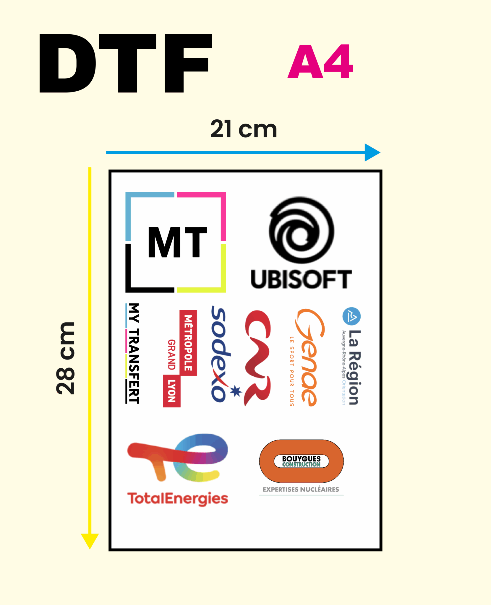 Impression DTF A4 - My transfert DTF